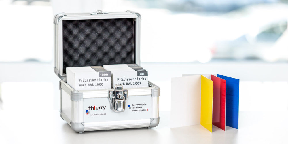 Thierry GmbH - Precision Color Cards according to RAL with 2K PUR finish
